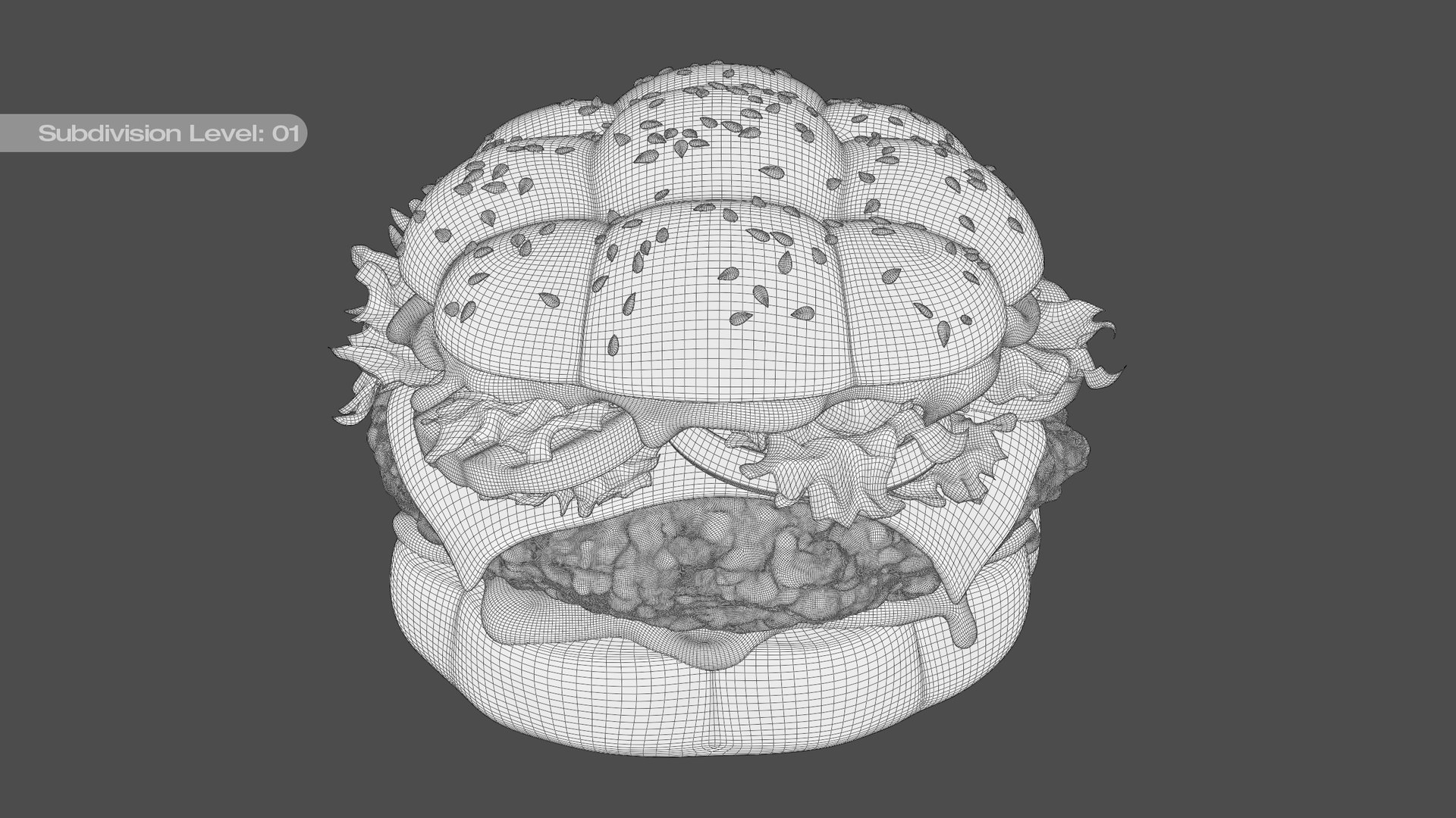 Realistic Chicken Burger Nuggets 3D Model - TurboSquid 2368688