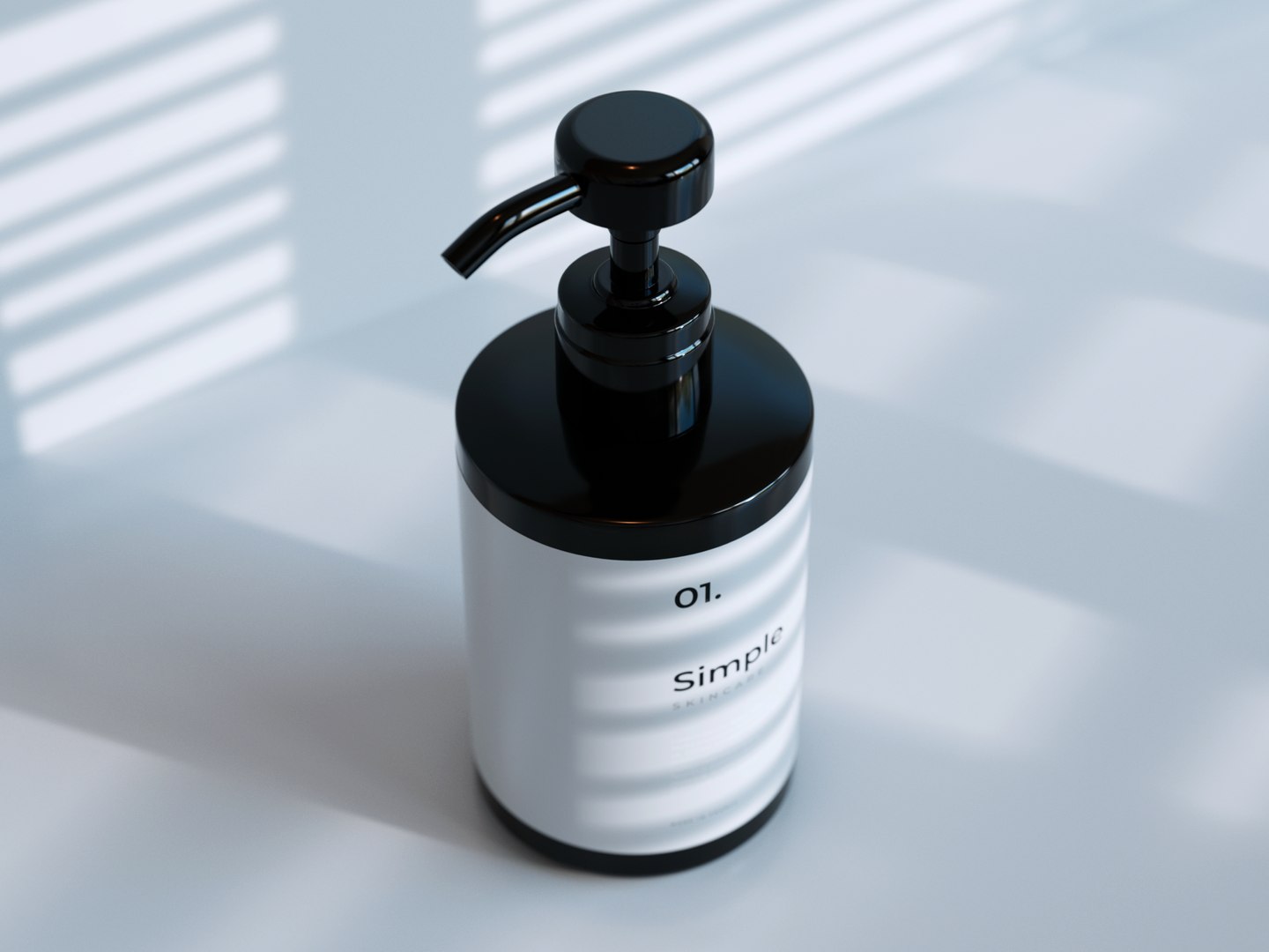 3D model Luxurious Body Lotion Bottle - TurboSquid 2181872