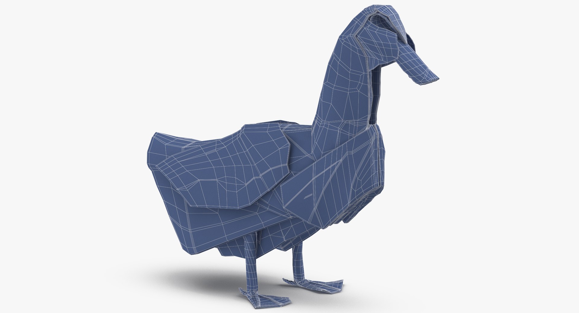 3D Duck Origami Model - TurboSquid 1346253