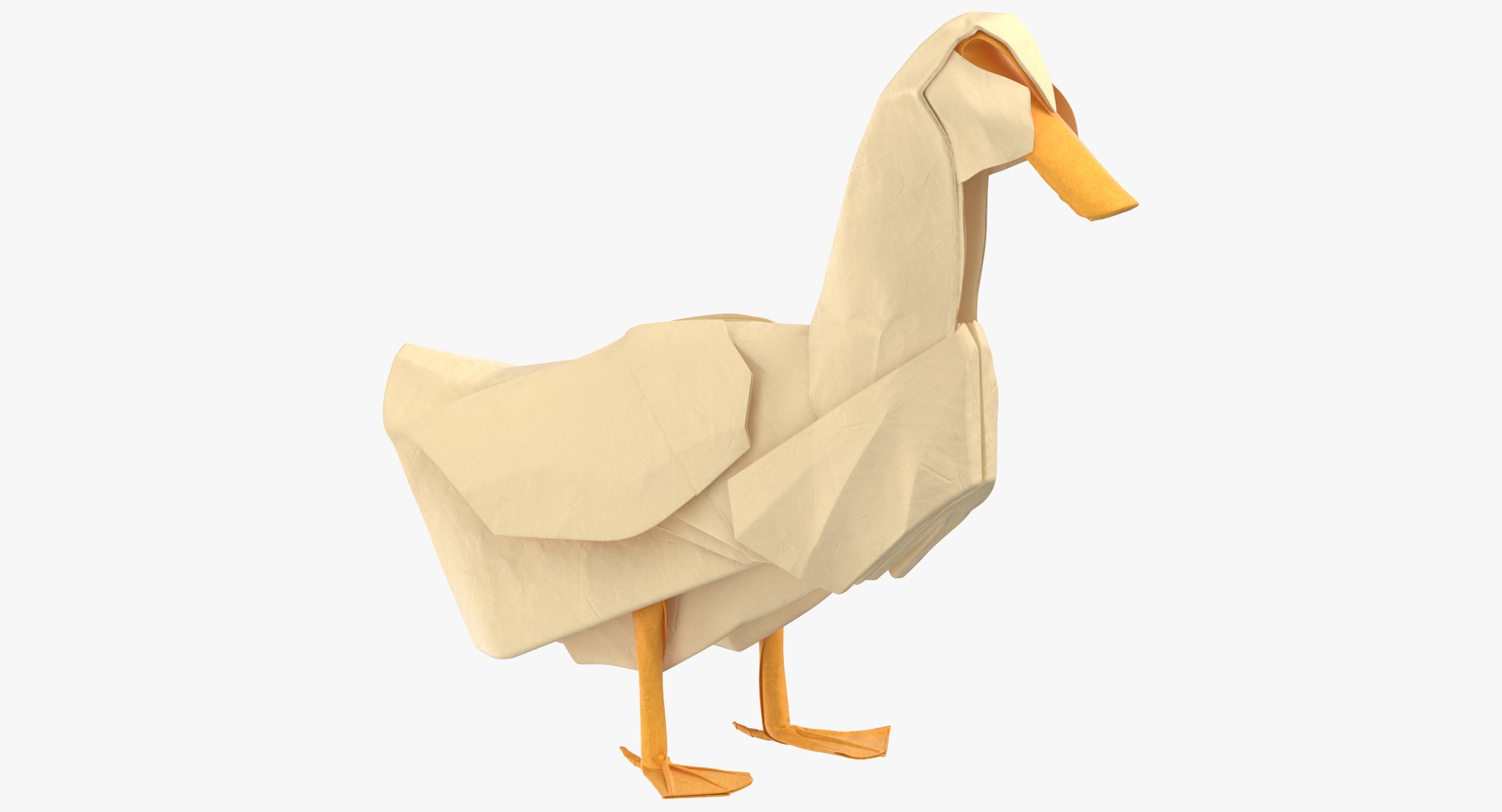 3D duck origami model - TurboSquid 1346253