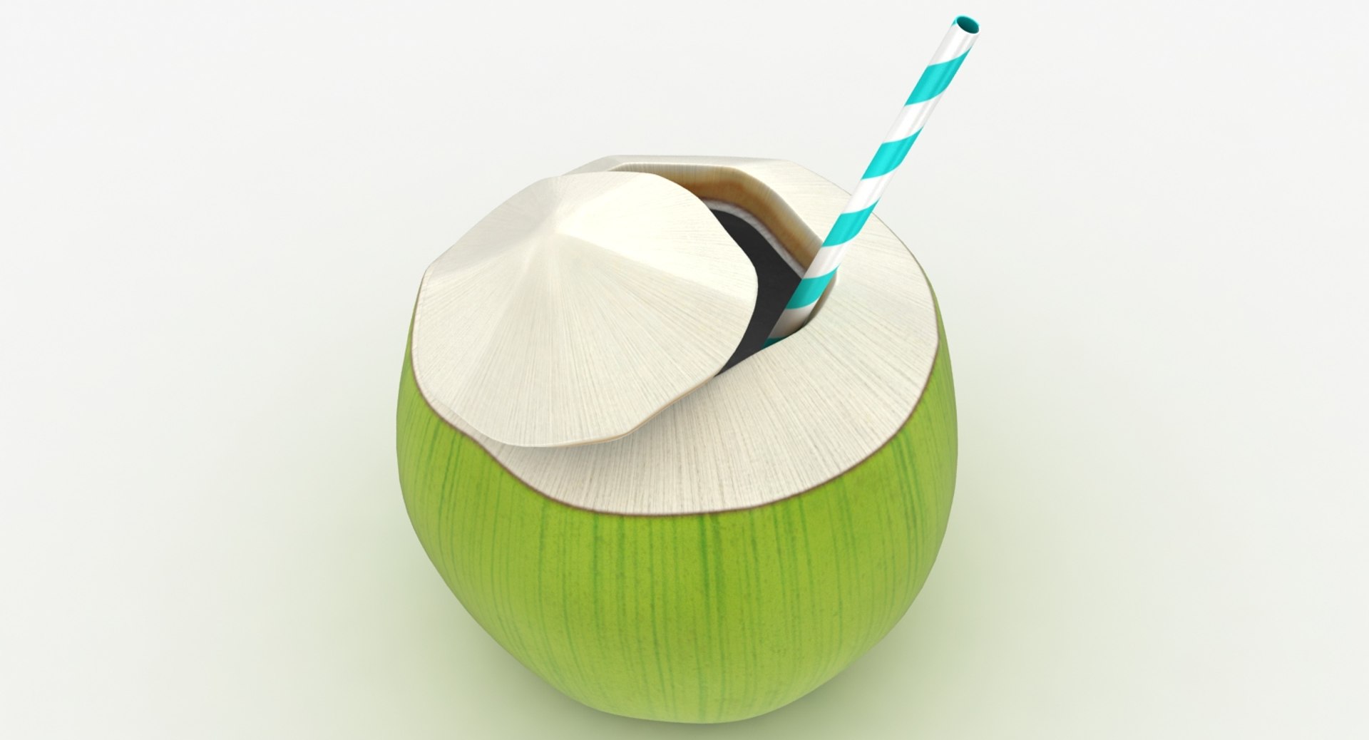 Tender coconut model - TurboSquid 1362897