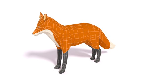 3D cartoon fox - TurboSquid 1440943