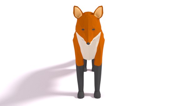 3D cartoon fox - TurboSquid 1440943