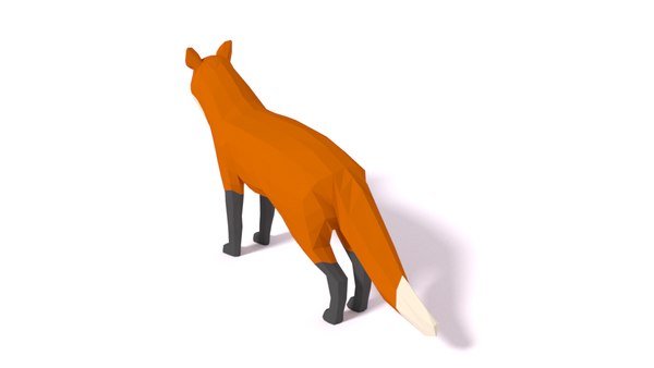 3D cartoon fox - TurboSquid 1440943