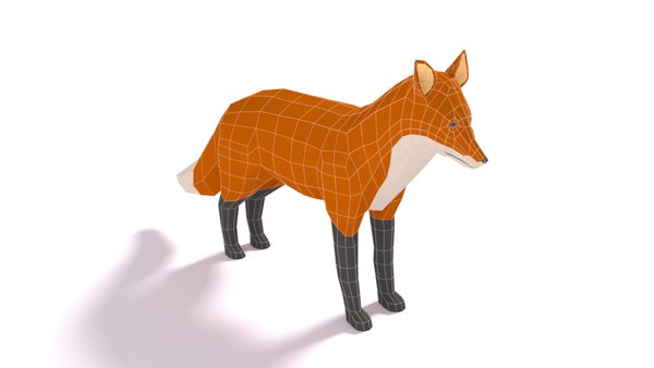 3D cartoon fox - TurboSquid 1440943