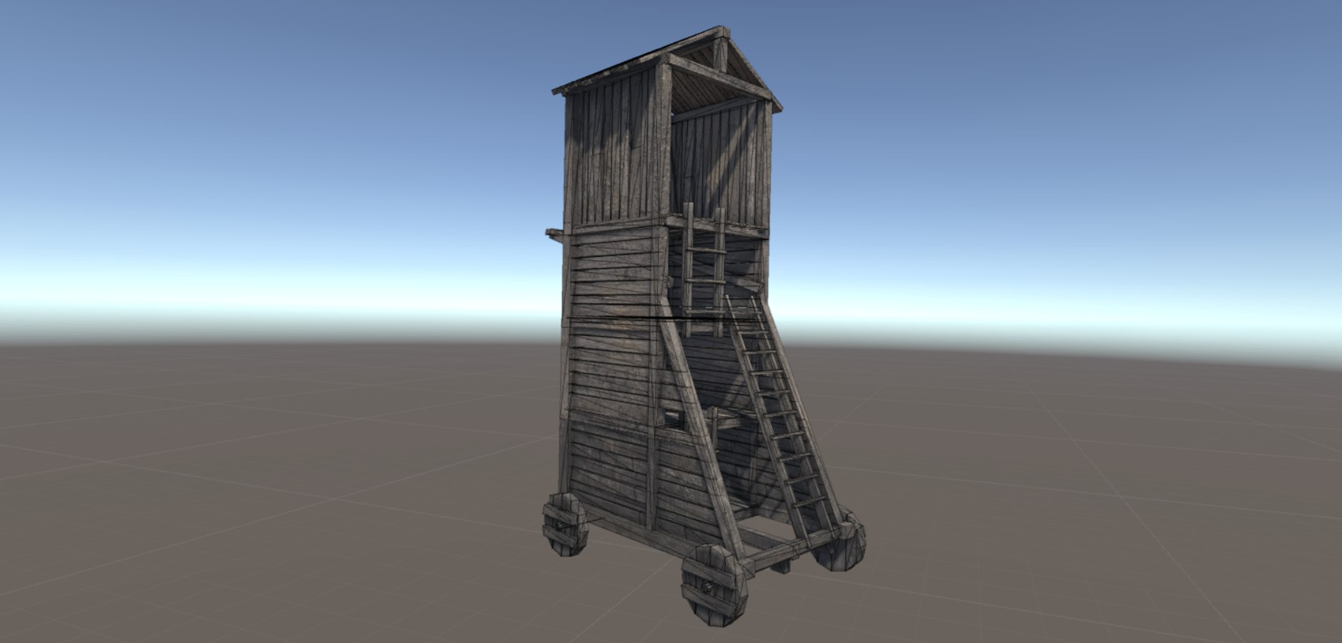 3D Model Siege Tower - TurboSquid 1437232