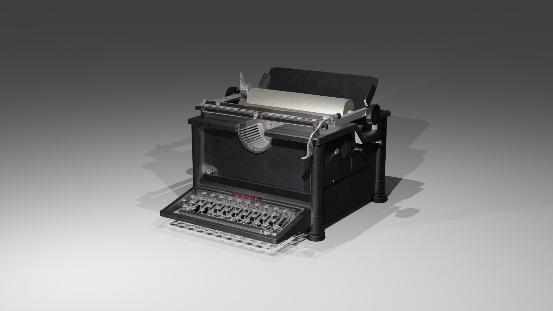 Typewriter 3D - TurboSquid 2094661