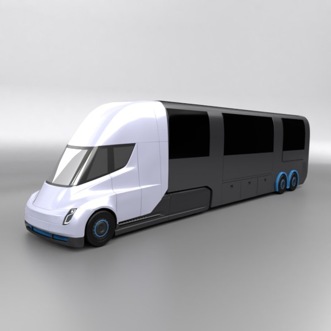 Tesla Rv Truck 3D - TurboSquid 1287065