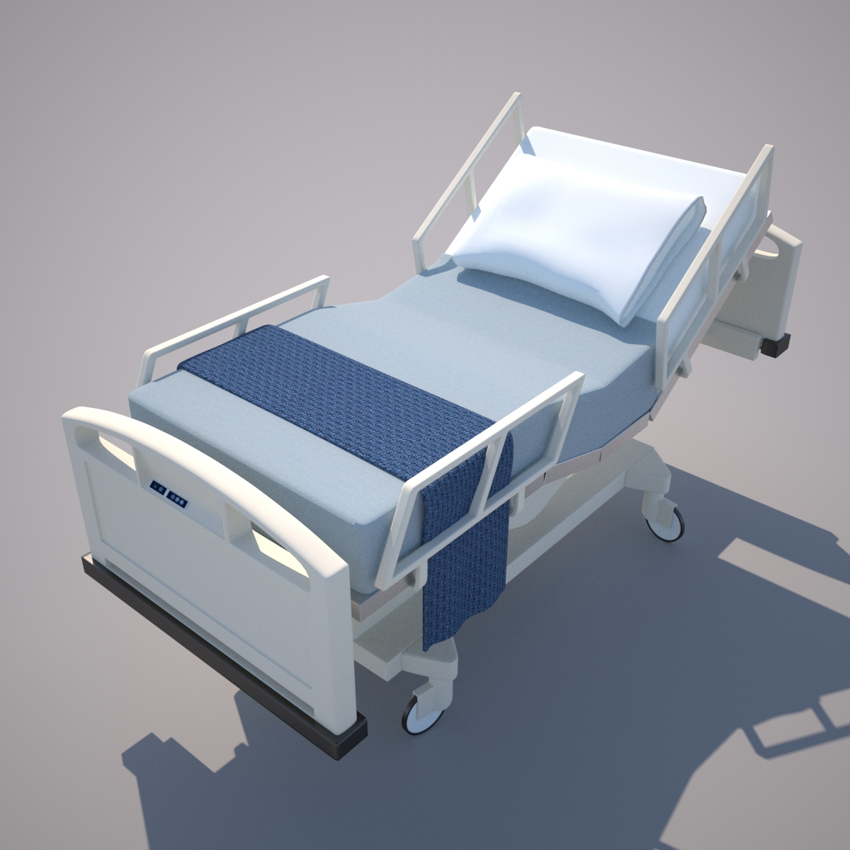 3d model hospital bed