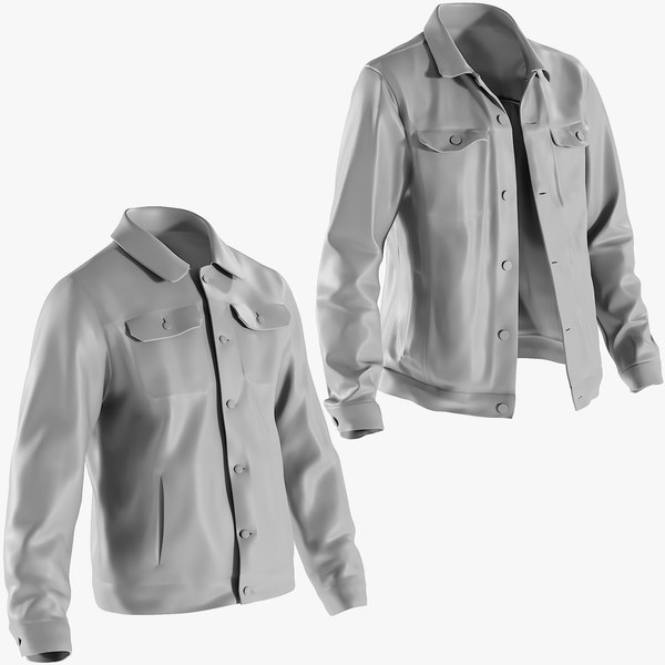 Jean Jacket 3D Models for Download | TurboSquid