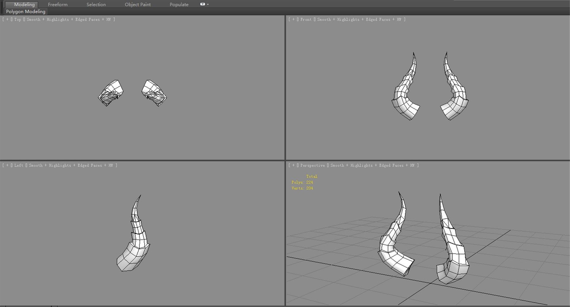 Cartoon Devil Horns - Head Decoration 3D Model - TurboSquid 2105029