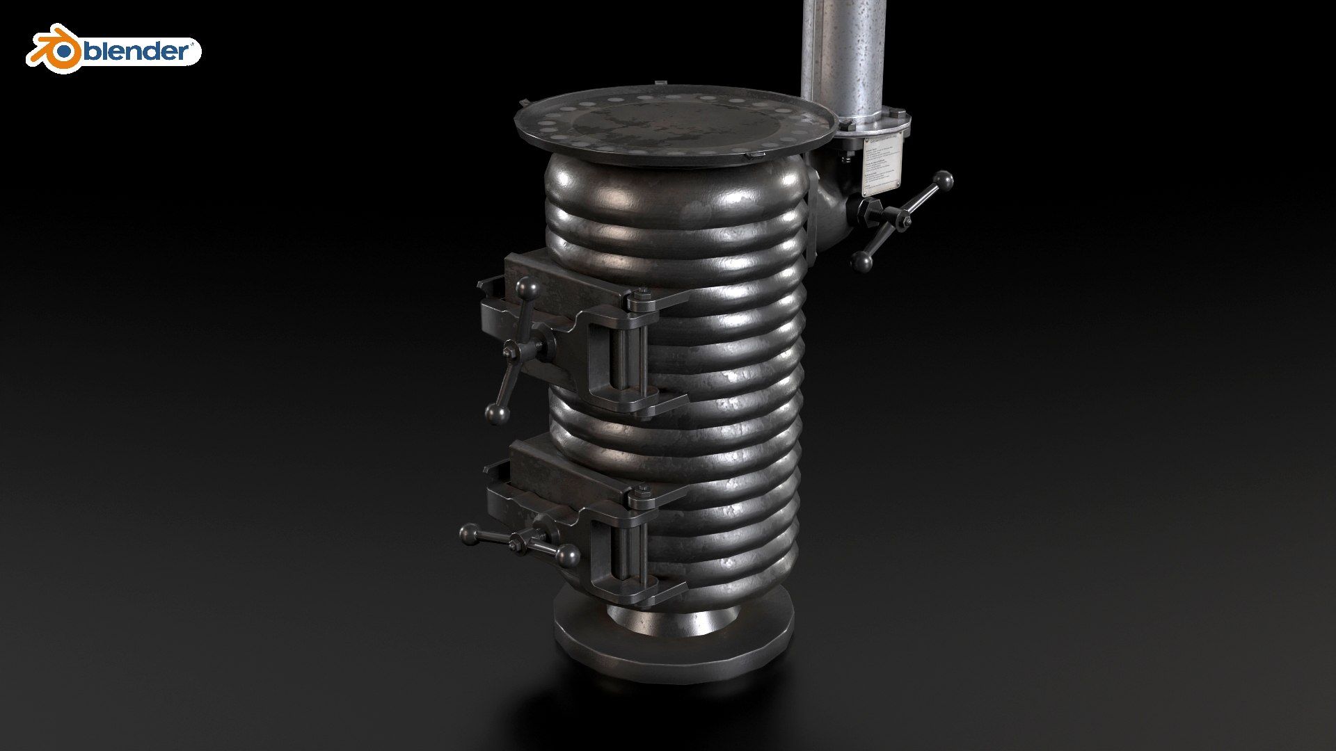 Ww2 German Bunker Stove Model - TurboSquid 1386959
