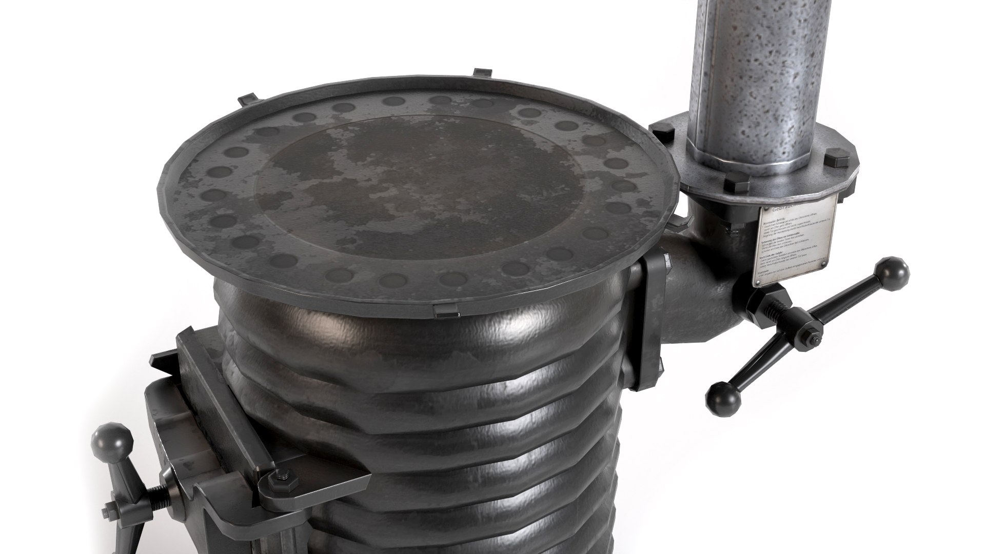 Ww2 German Bunker Stove Model - TurboSquid 1386959