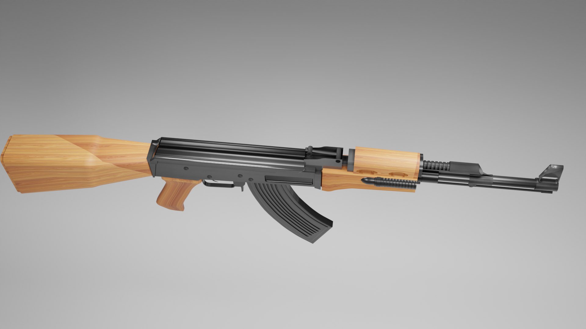 AK 47-2 Model - TurboSquid 2271296