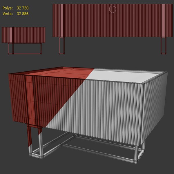 Sideboard matrix medusa home model - TurboSquid 1645006