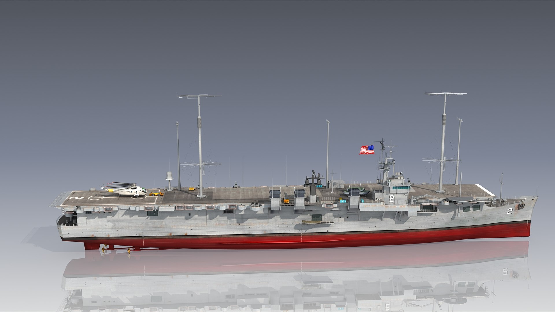 USS Wright CC-2 Converted To The Command Ship Model - TurboSquid 2197023