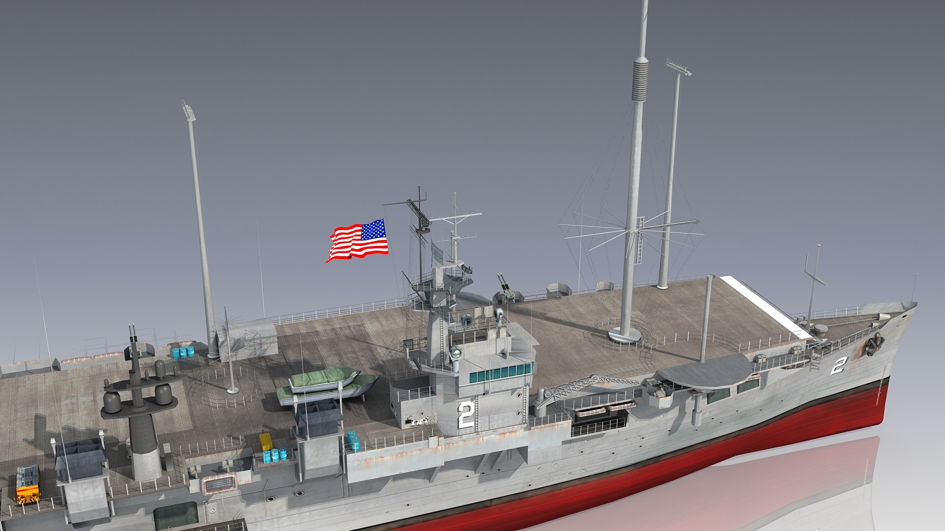 USS Wright CC-2 Converted To The Command Ship Model - TurboSquid 2197023