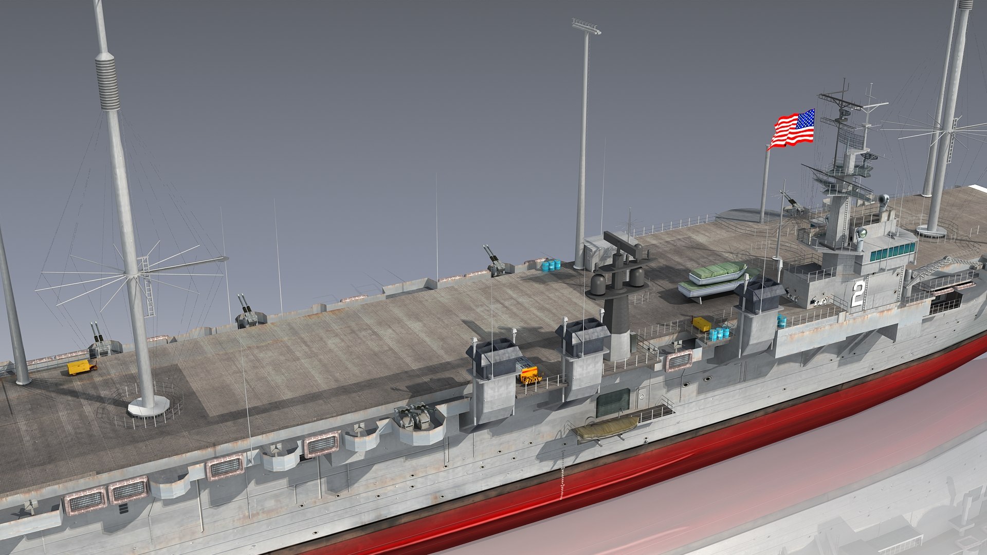 USS Wright CC-2 Converted To The Command Ship Model - TurboSquid 2197023