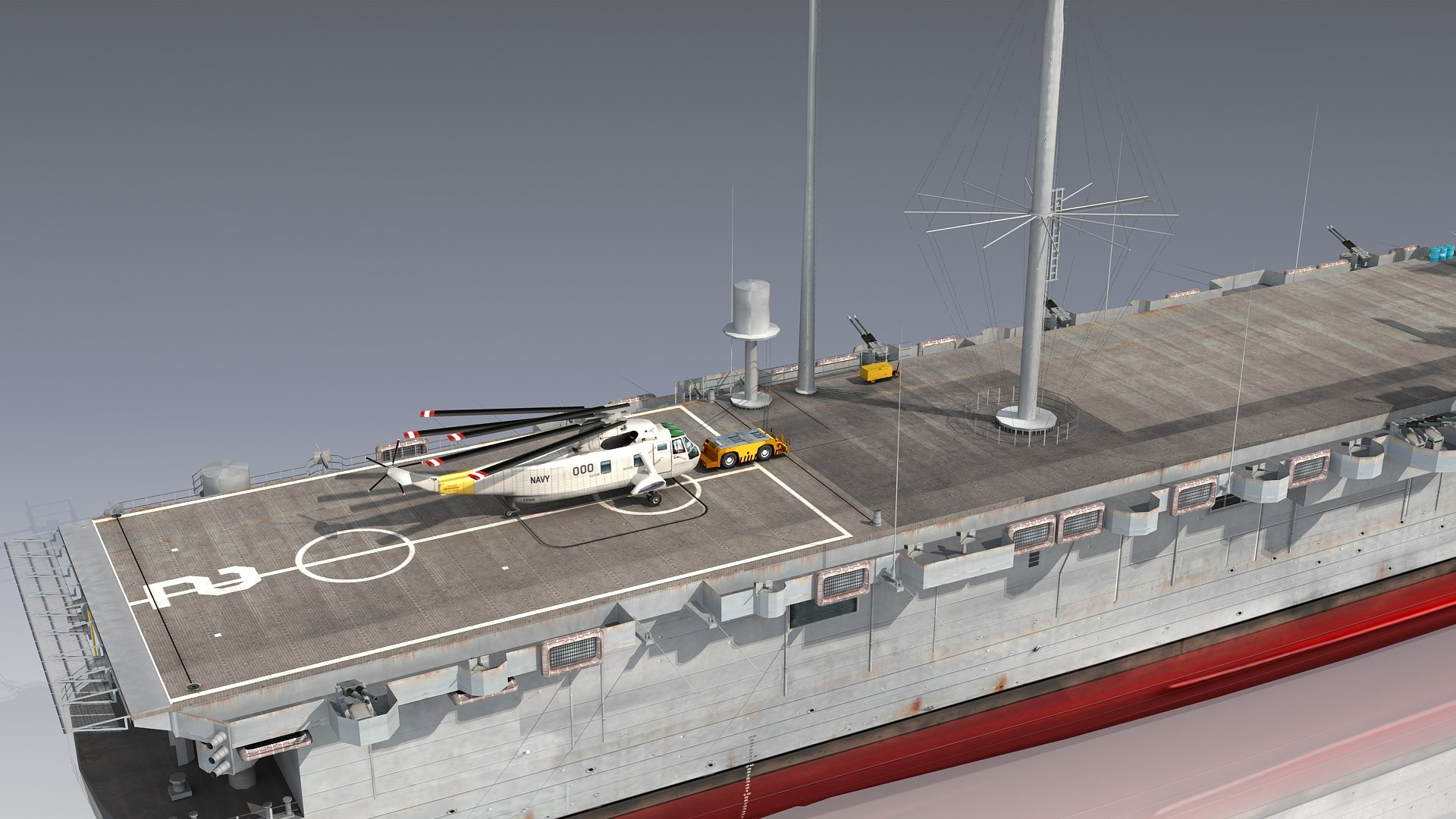 USS Wright CC-2 Converted To The Command Ship Model - TurboSquid 2197023