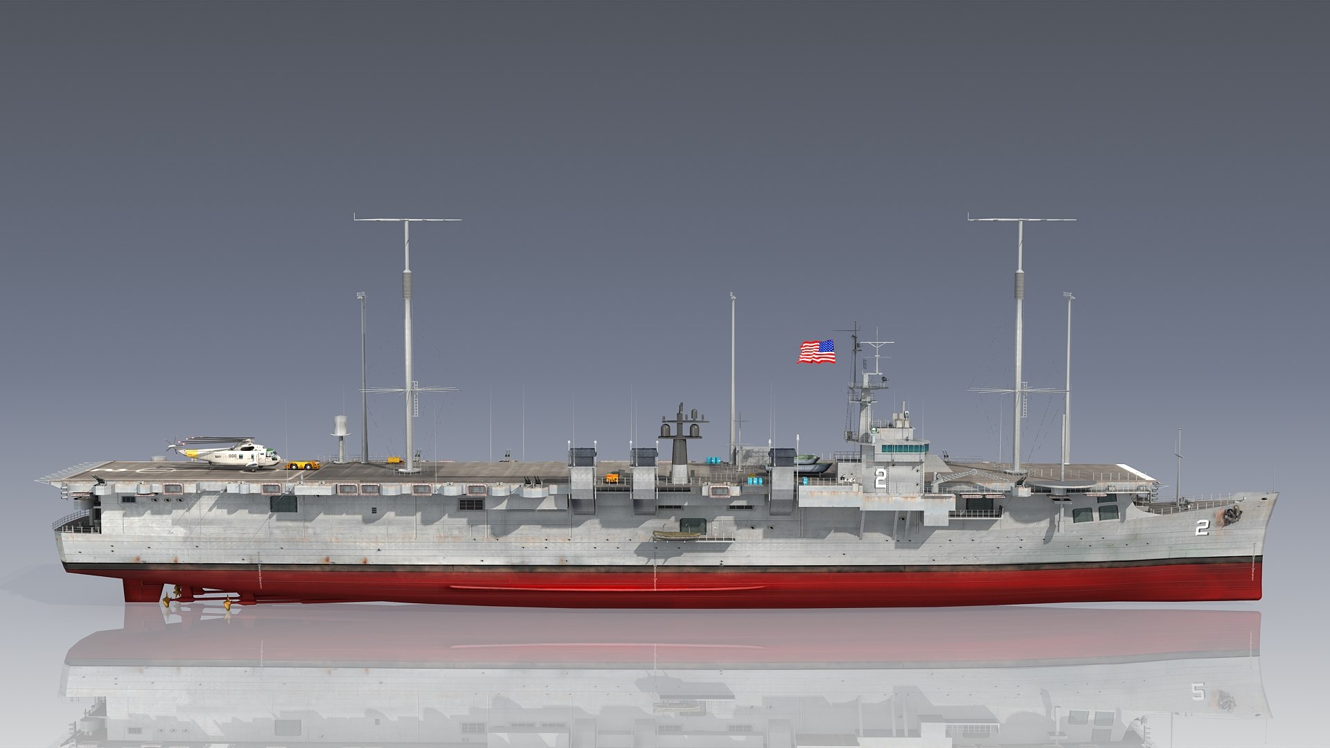 USS Wright CC-2 Converted To The Command Ship Model - TurboSquid 2197023
