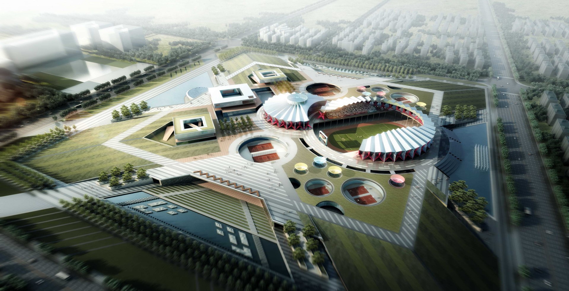 Sports Stadium 3d Model