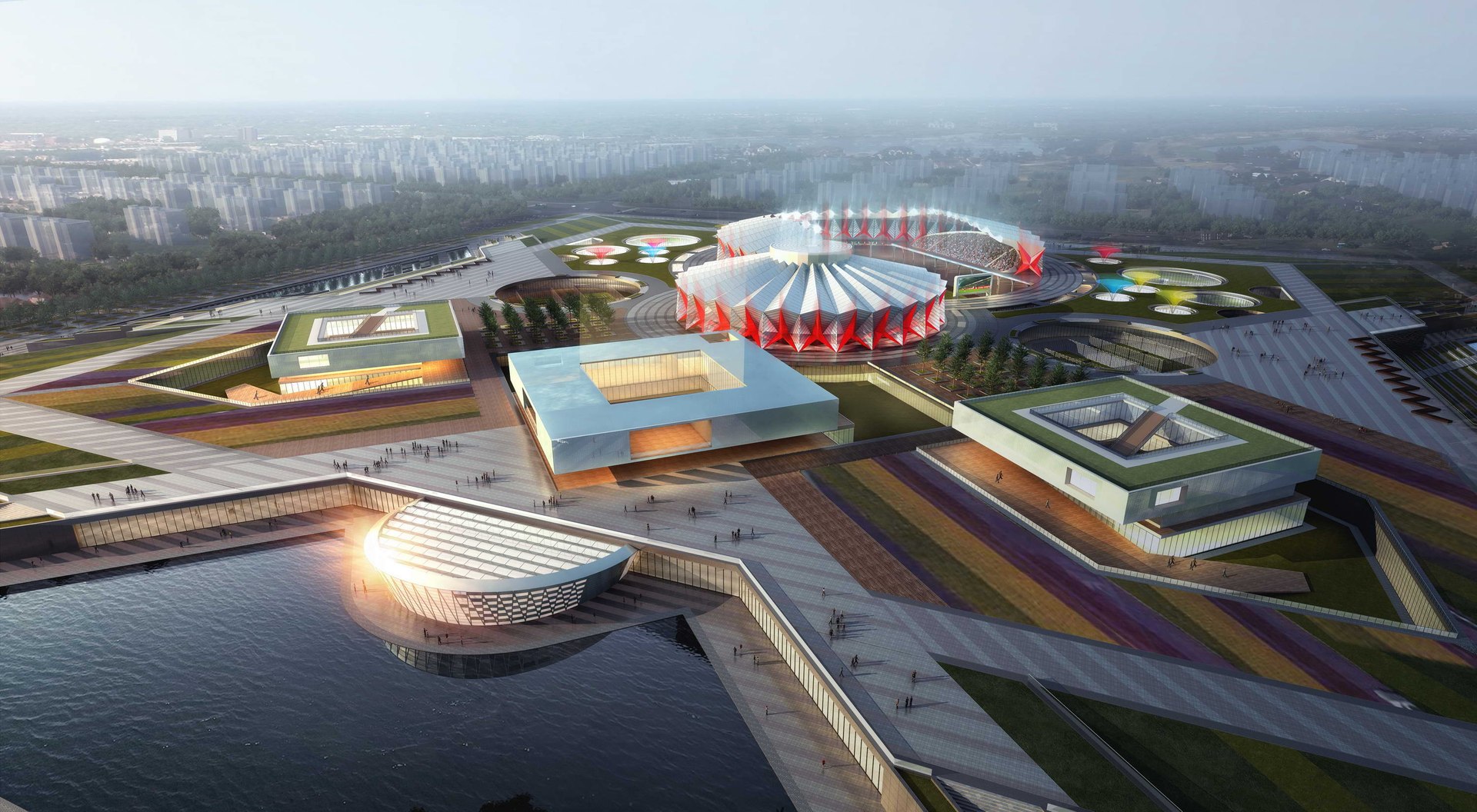 Sports Stadium 3d Model