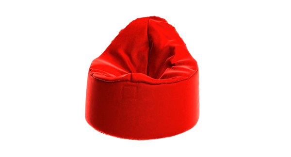 modelo 3d Almohada Puf Naranja - TurboSquid 1351103