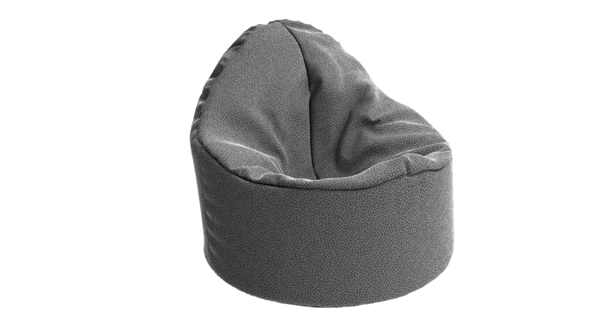 3D Chair Furniture Pouf Model - TurboSquid 1351103