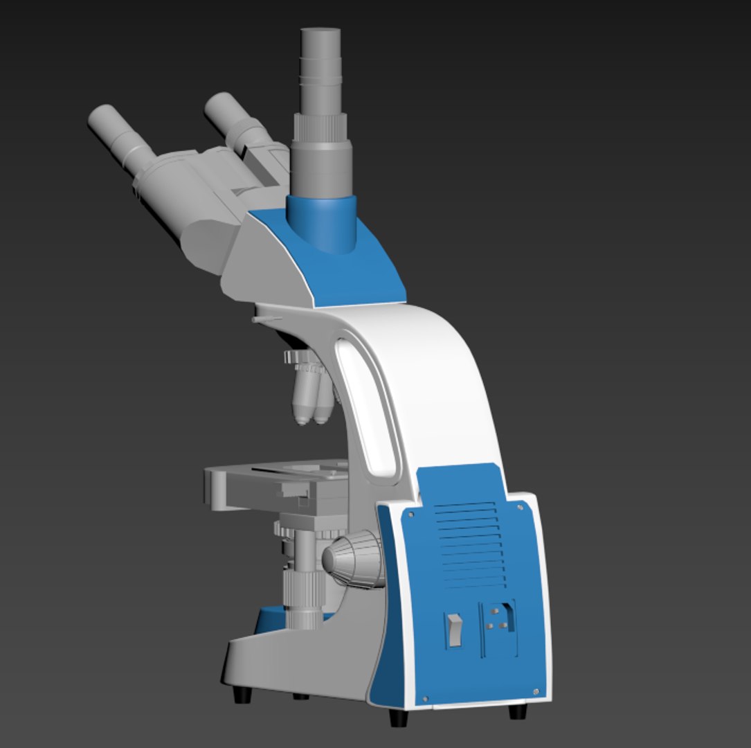 Microscope Science Model - TurboSquid 1603317