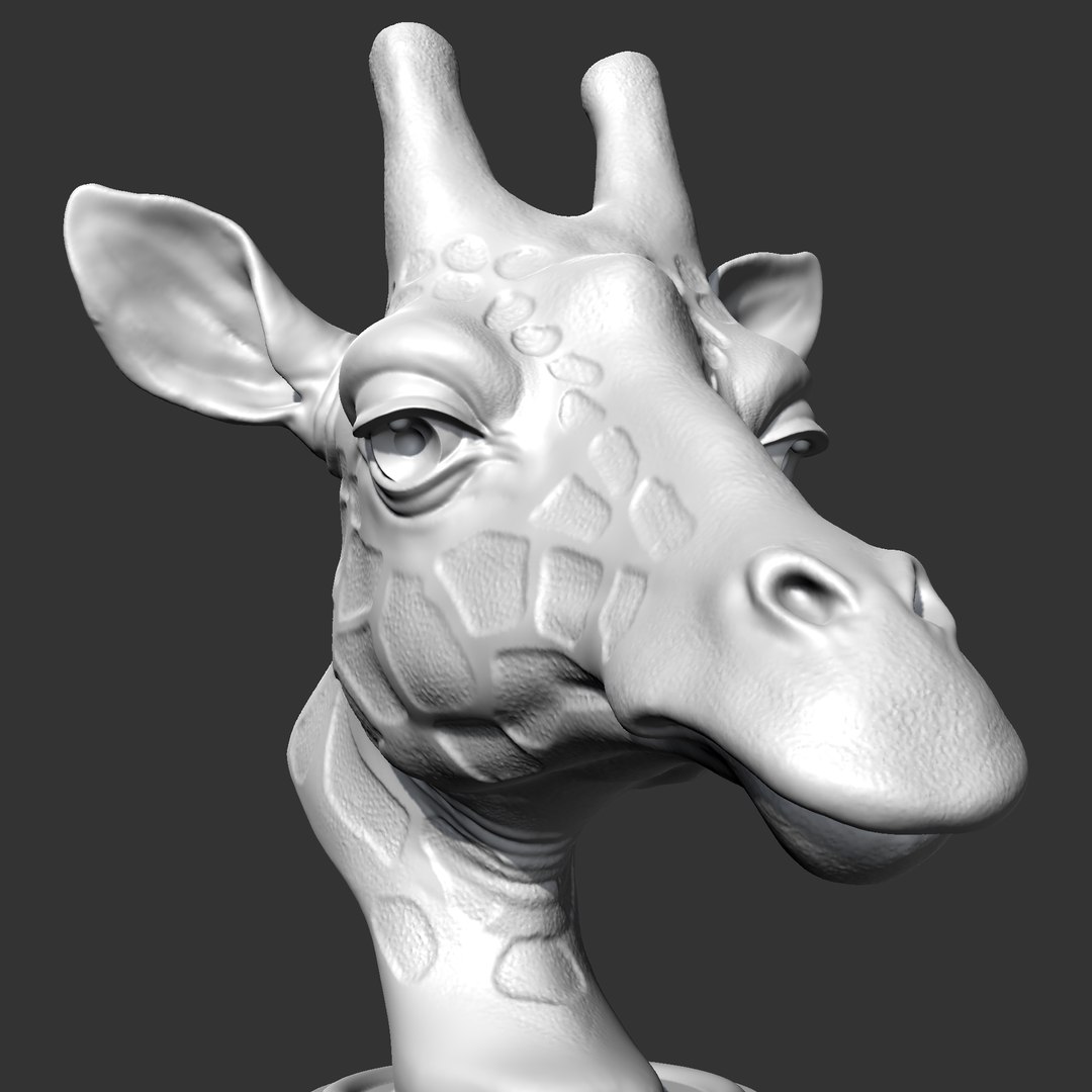 Giraffe Head AM13 3D Print Model 3D Model - TurboSquid 2065463