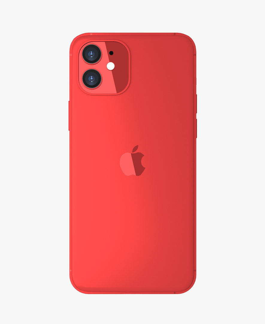 Iphone Red 3D Model - TurboSquid 1620829