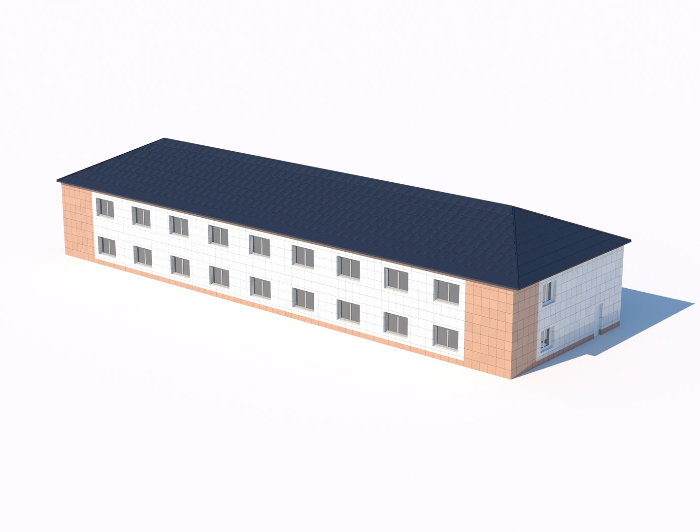 3D Model Two-storey Building For Environment - TurboSquid 1851742