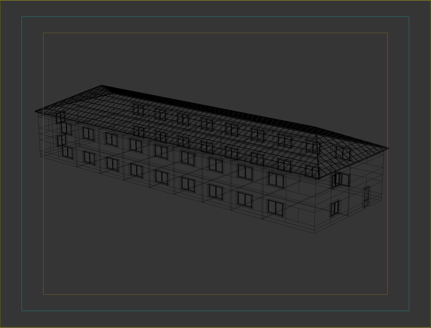 3D Model Two-storey Building For Environment - TurboSquid 1851742