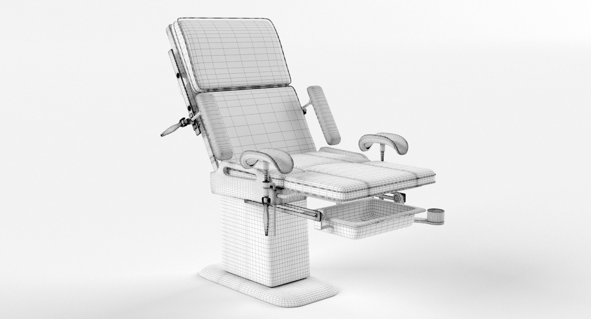 3D gynecological chair model - TurboSquid 1215397