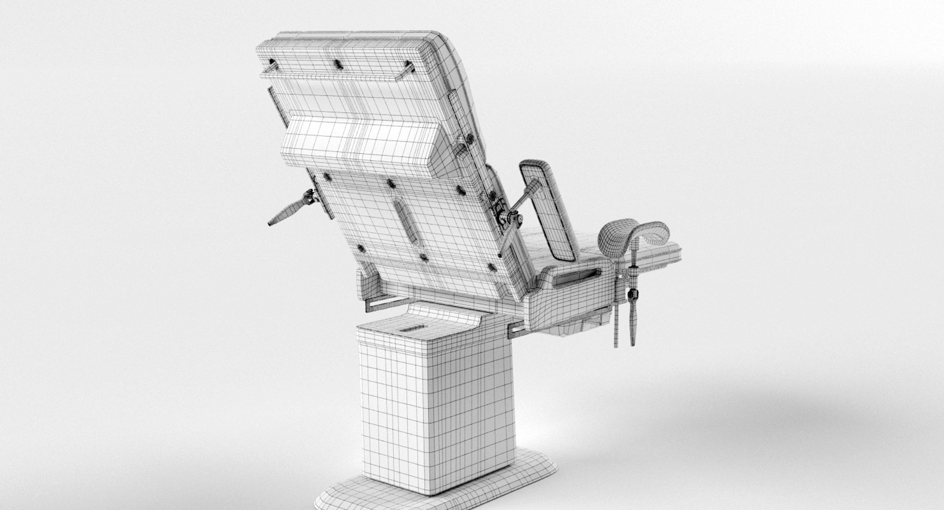 3D Gynecological Chair Model - TurboSquid 1215397