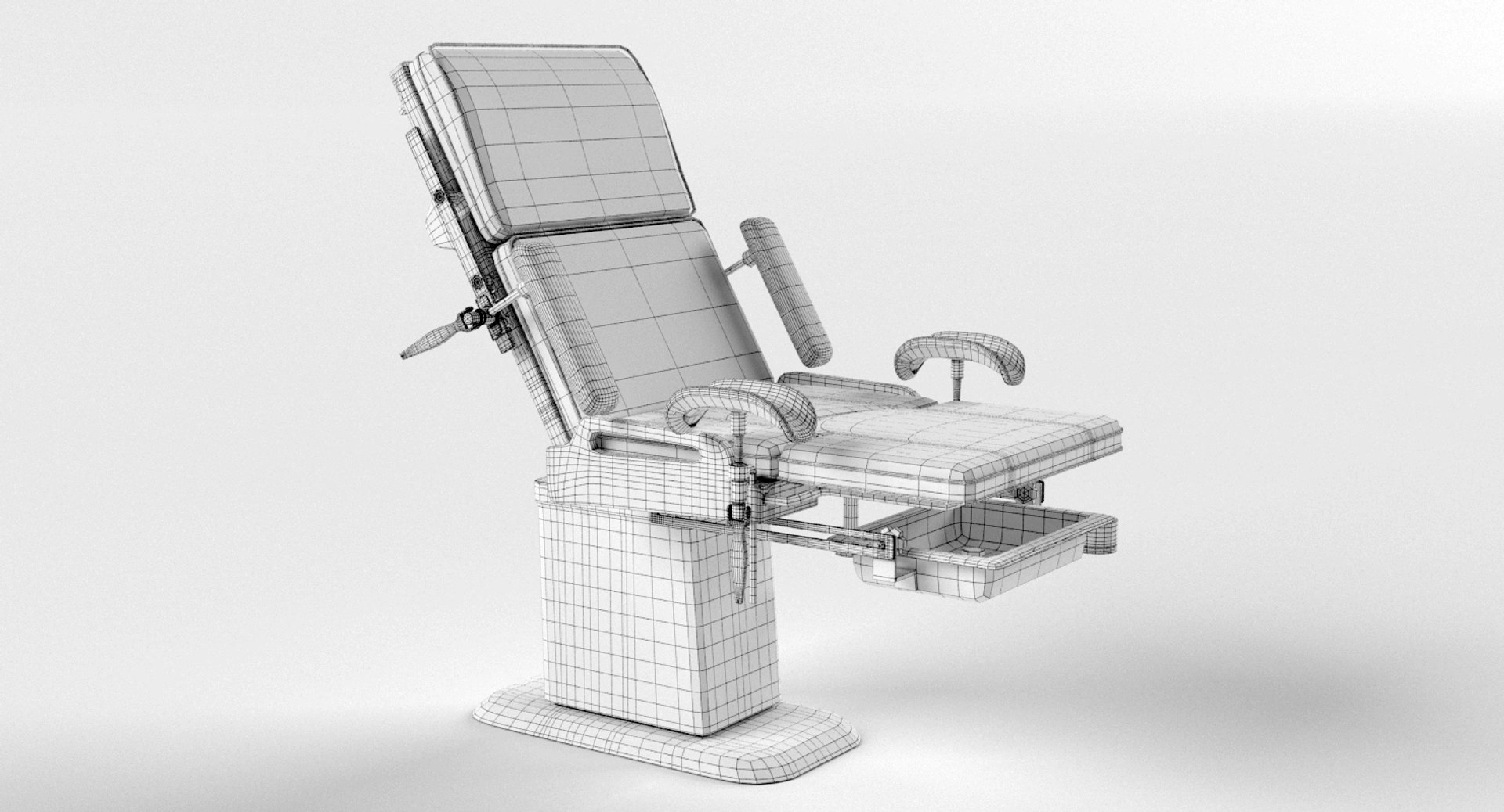 3D Gynecological Chair Model - TurboSquid 1215397