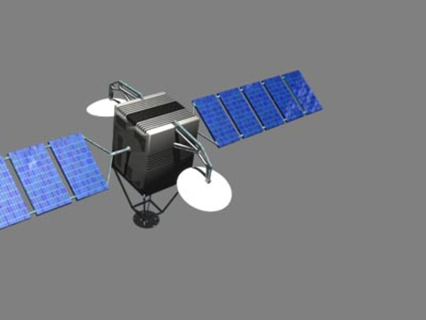 Communication Sattelite Orbital 3d 3ds