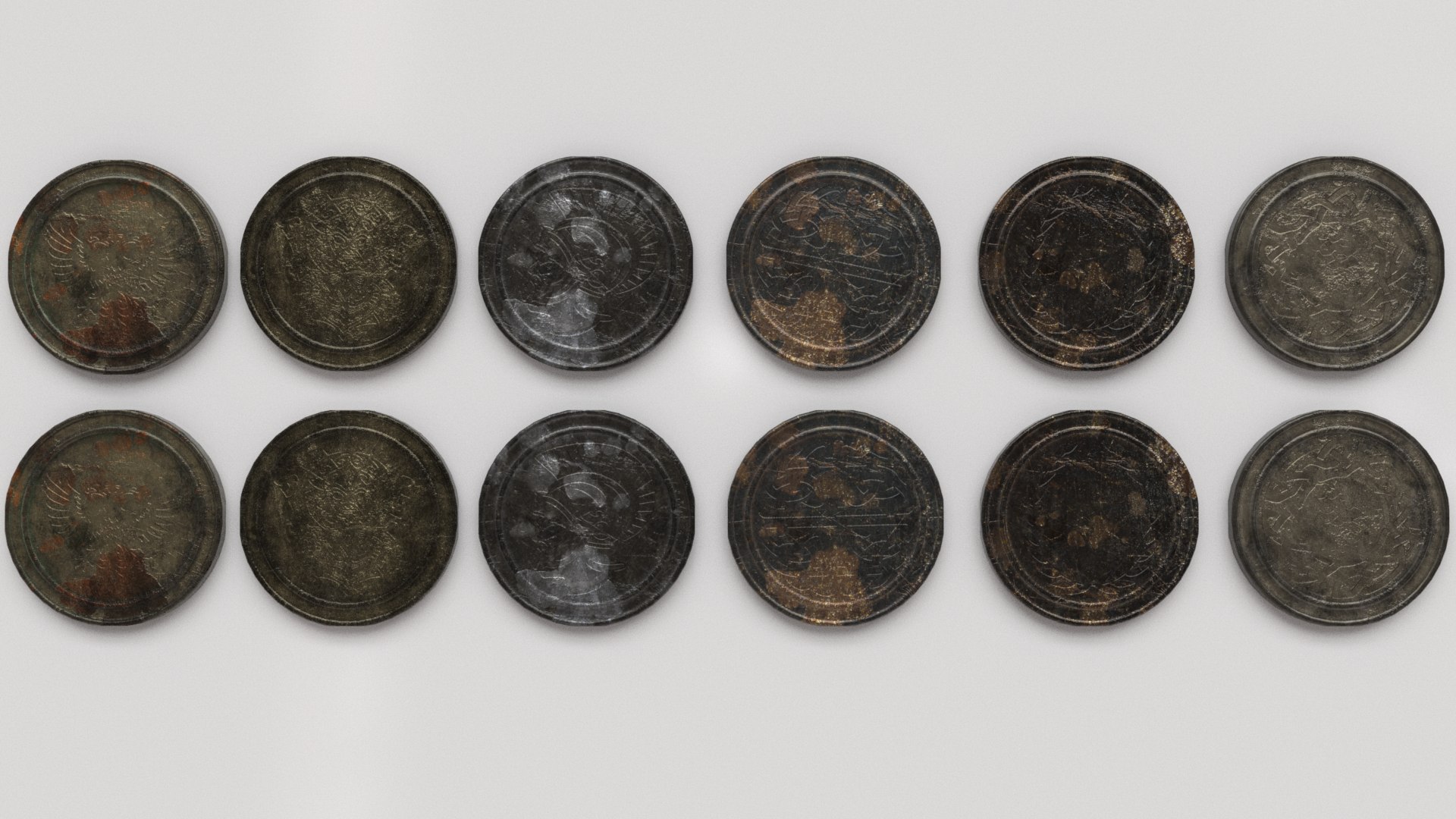 3D Artifact Coin Old Model - TurboSquid 1282781