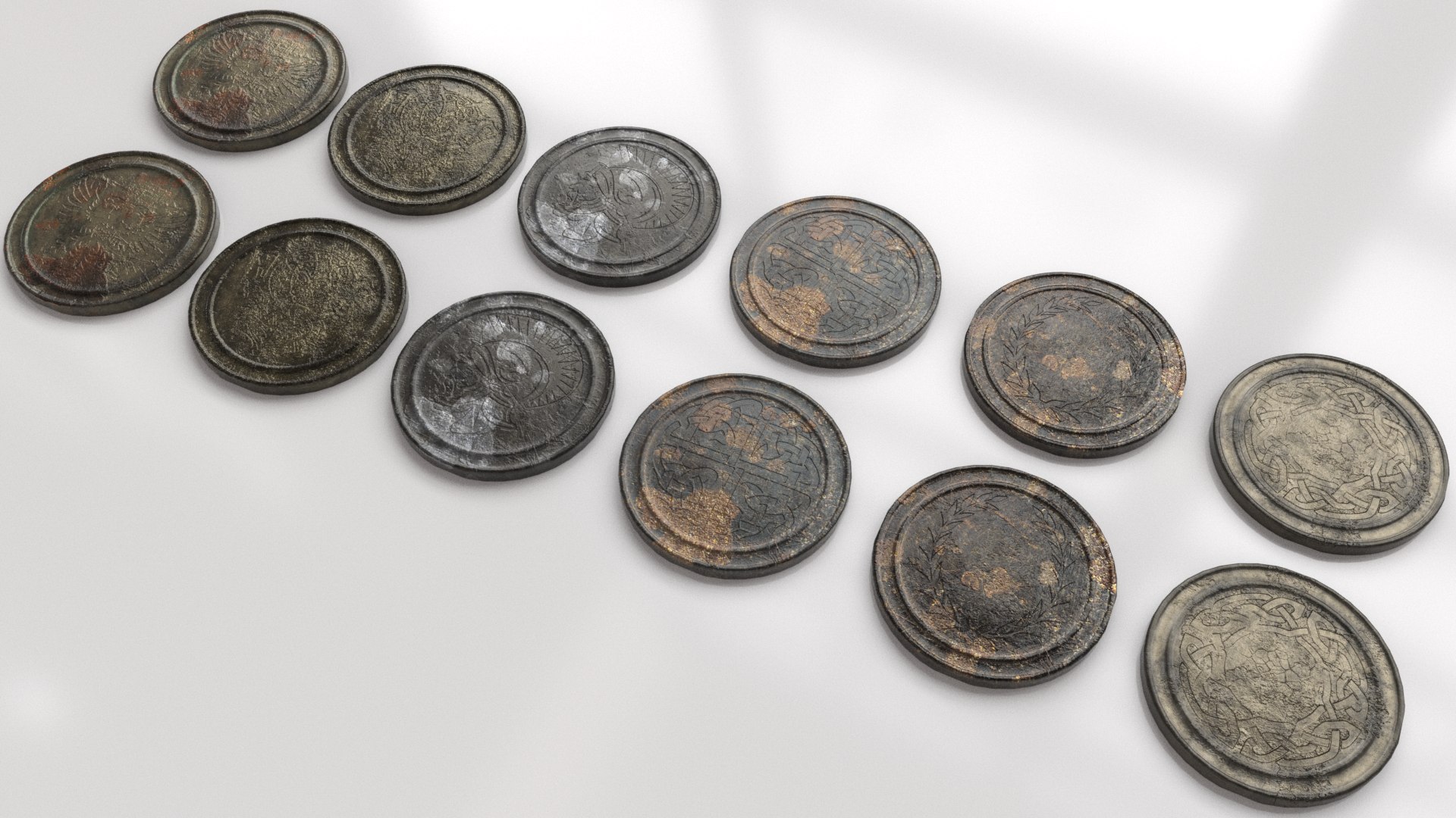 3D Artifact Coin Old Model - TurboSquid 1282781