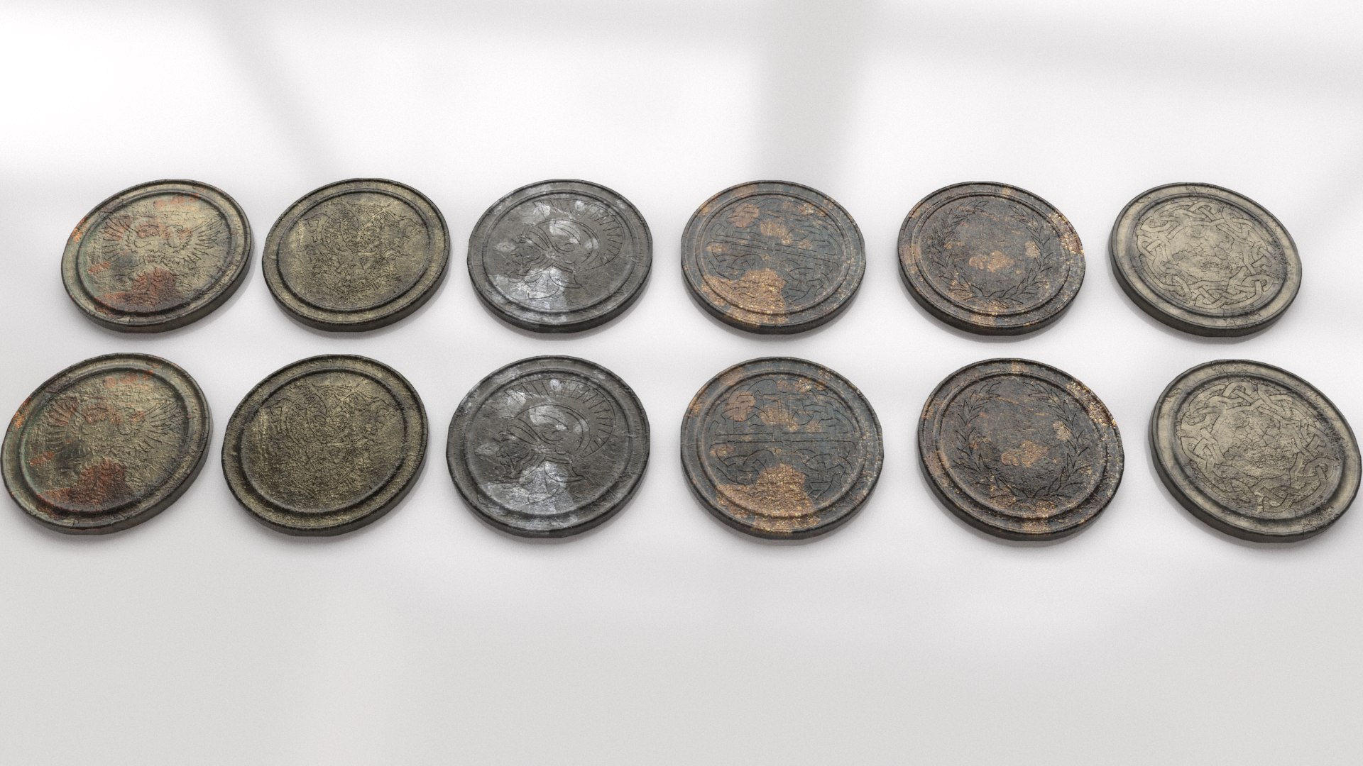 3D Artifact Coin Old Model - TurboSquid 1282781