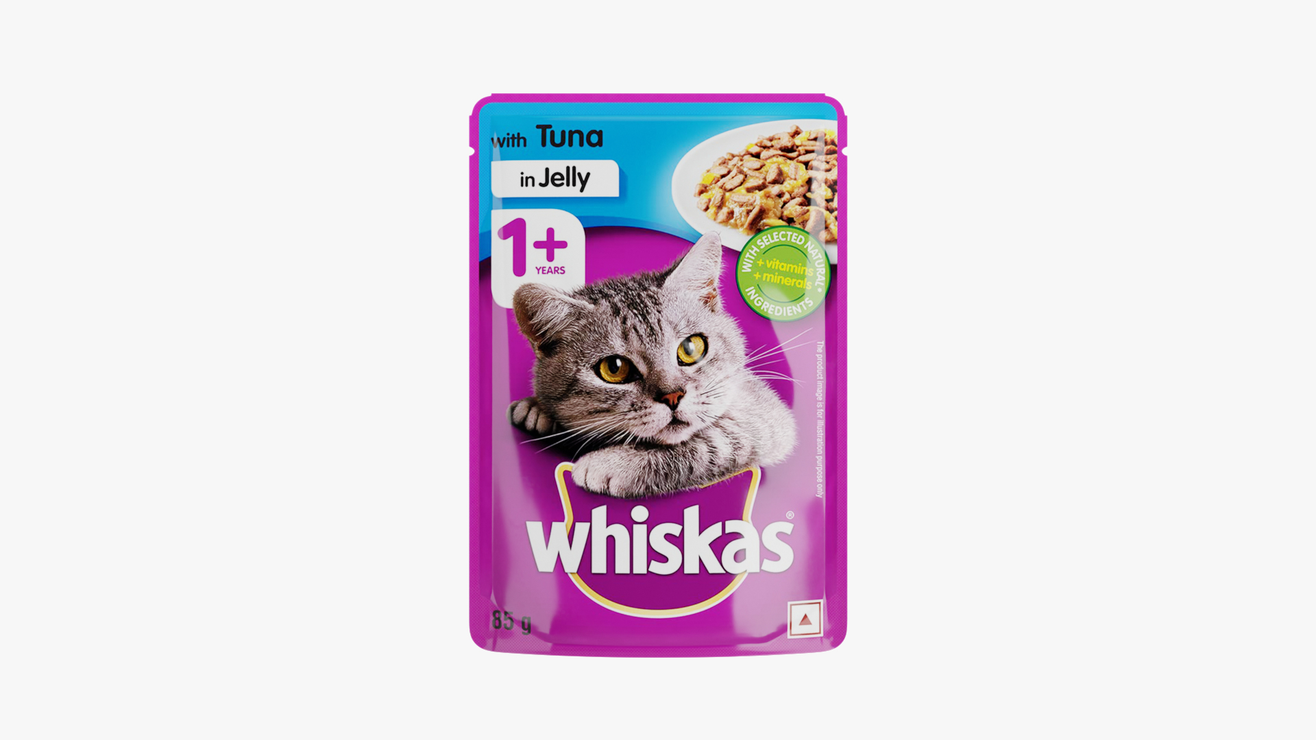 3D Model Whiskas Tuna Jelly Cat Food - TurboSquid 2175612
