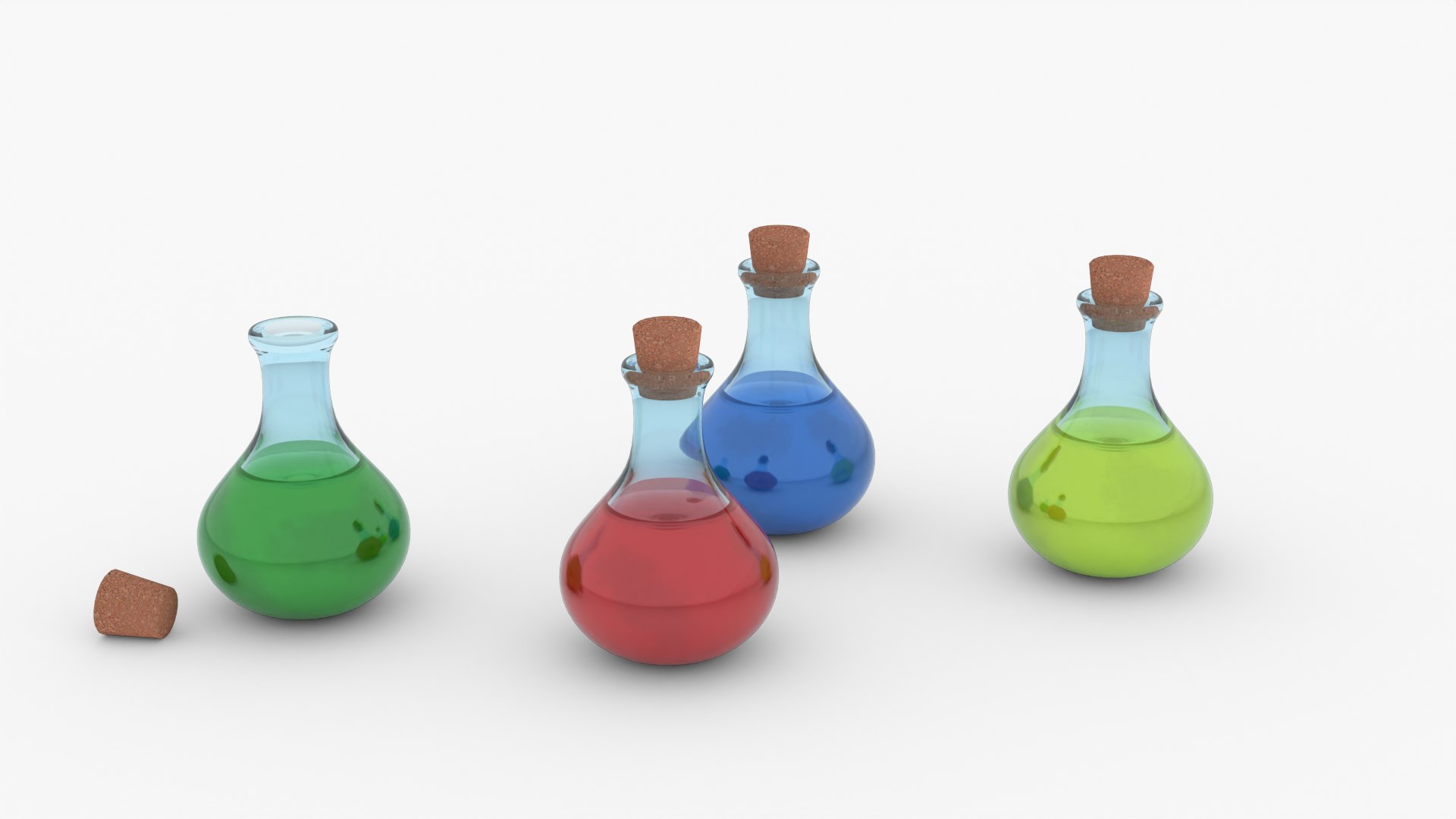 Potions 3D - TurboSquid 2050535