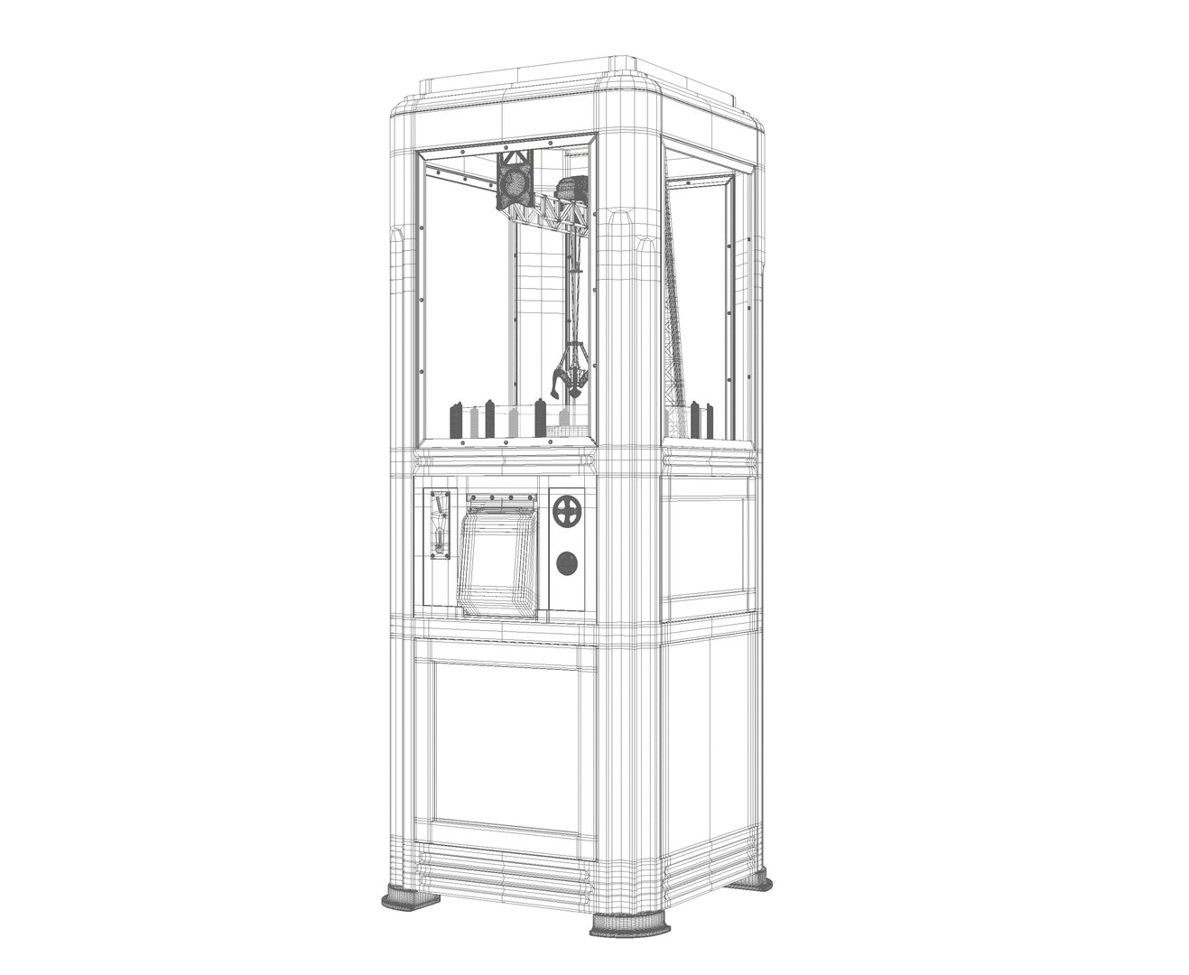 3D Bonzini And Sopransi Arcade Crane Claw Vending Machine - TurboSquid ...