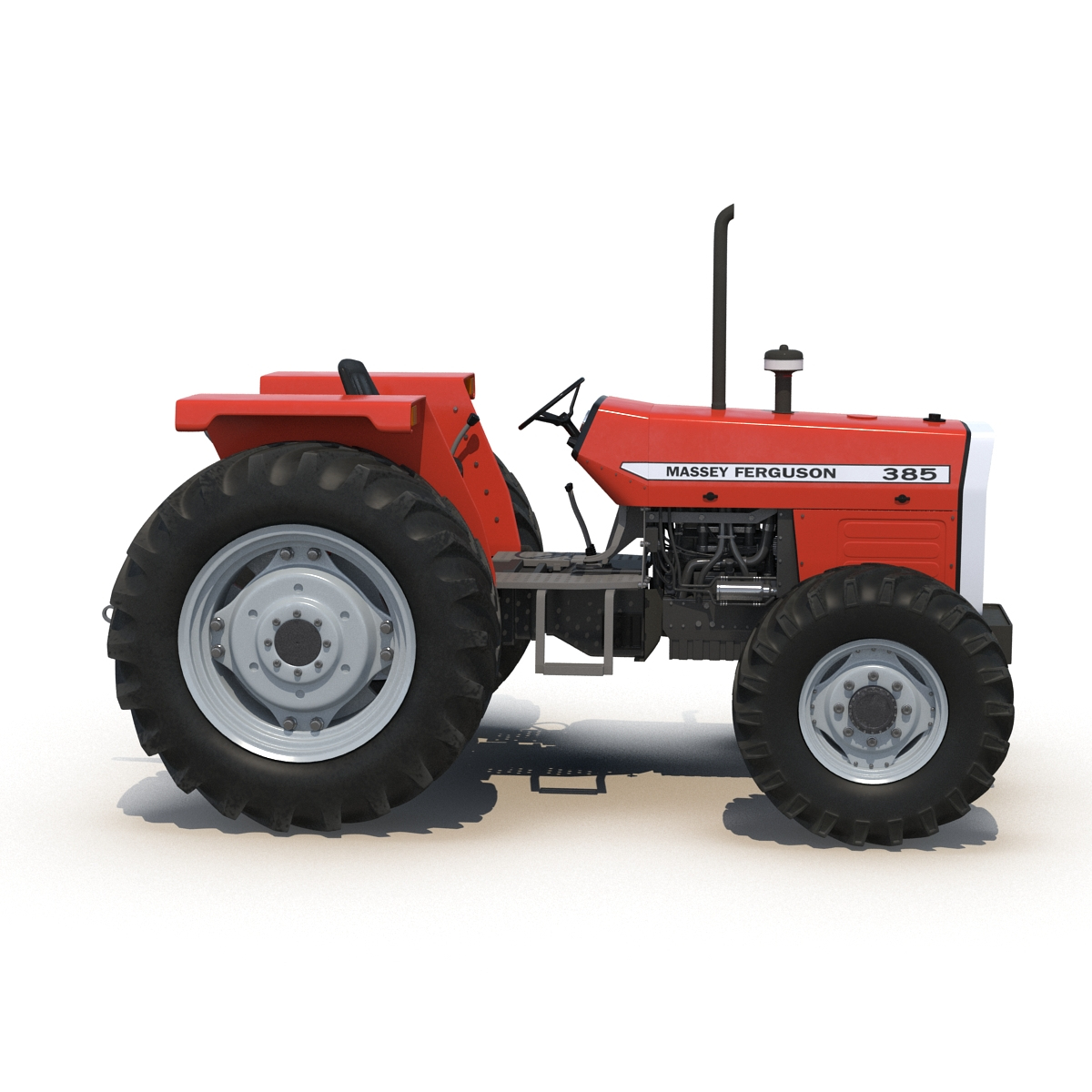 3d model tractor massey ferguson 385