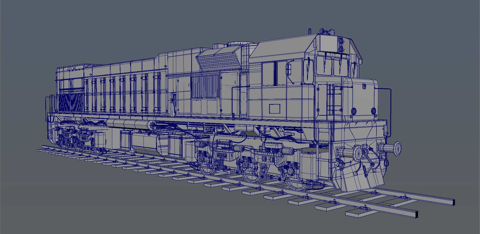 3D Train Locomotive Model Hight Detail - TurboSquid 2165726