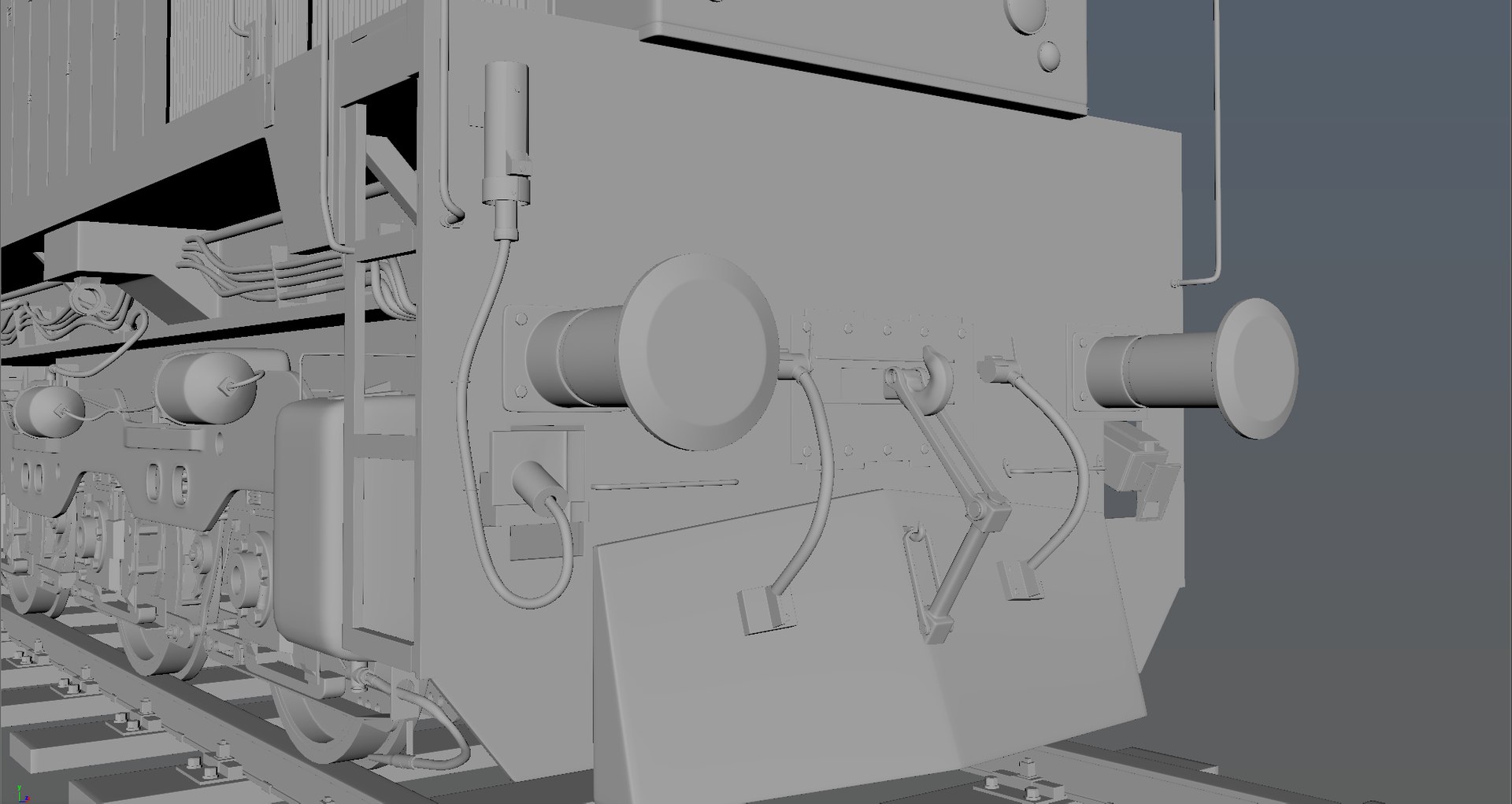 3D Train Locomotive Model Hight Detail - TurboSquid 2165726