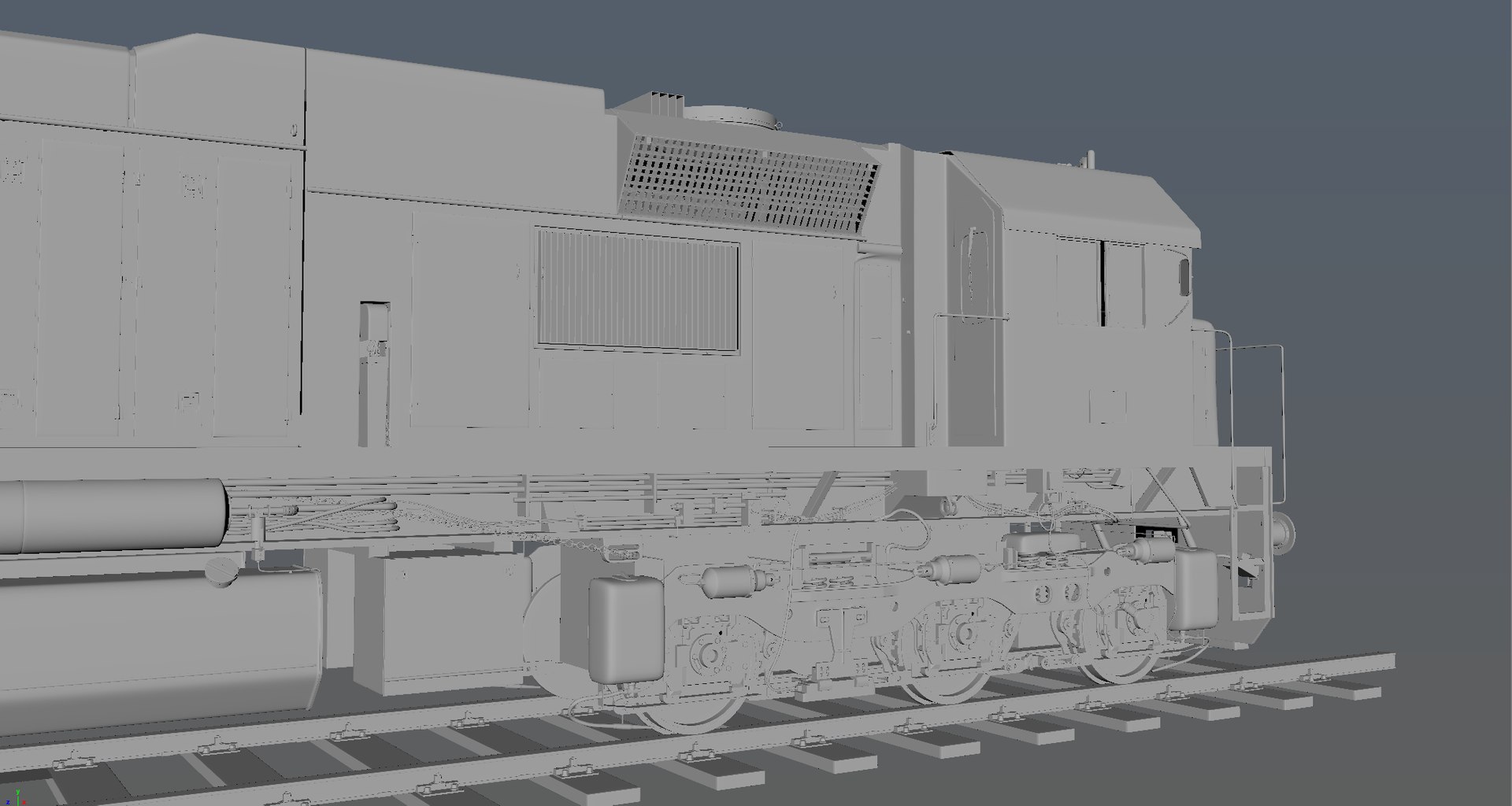 3D Train Locomotive Model Hight Detail - TurboSquid 2165726