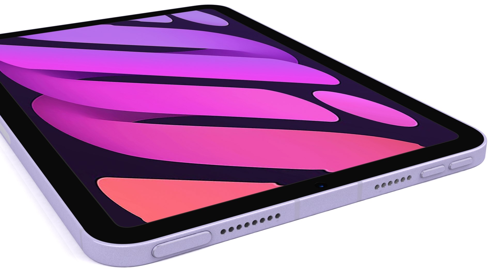 Apple IPad Mini 2021 Purple With Pencil 3D Model - TurboSquid 1803581