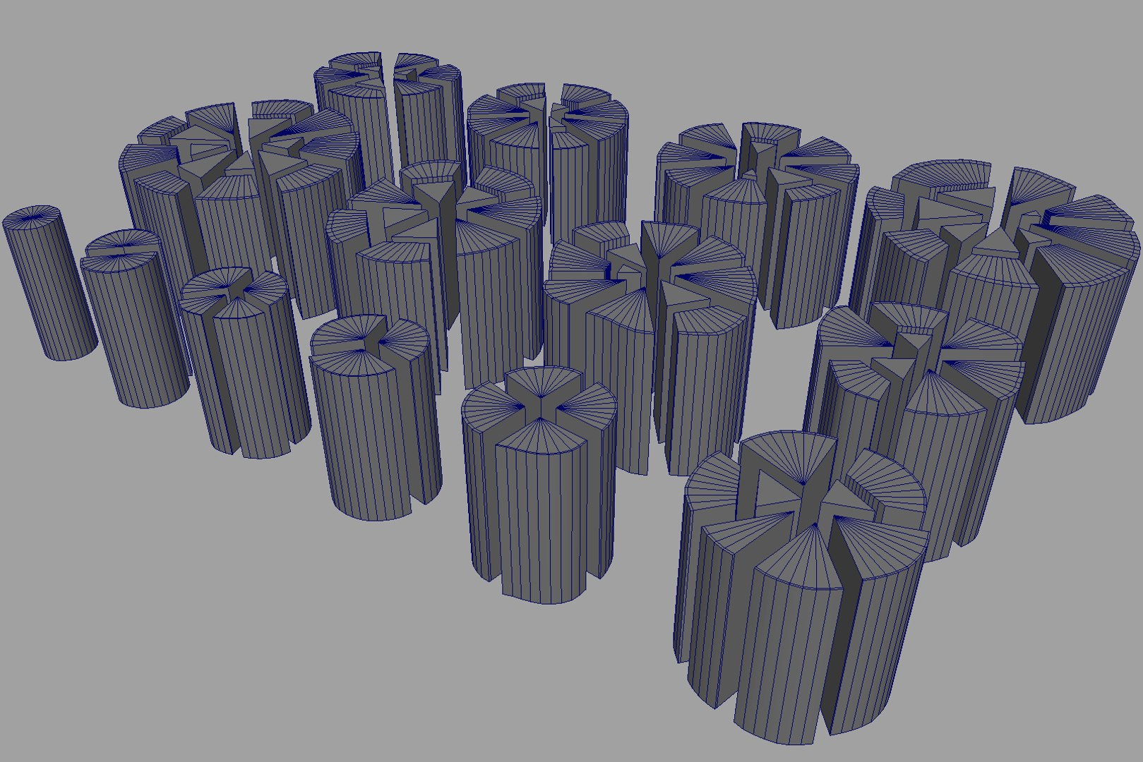 3d Model Realistic Logs