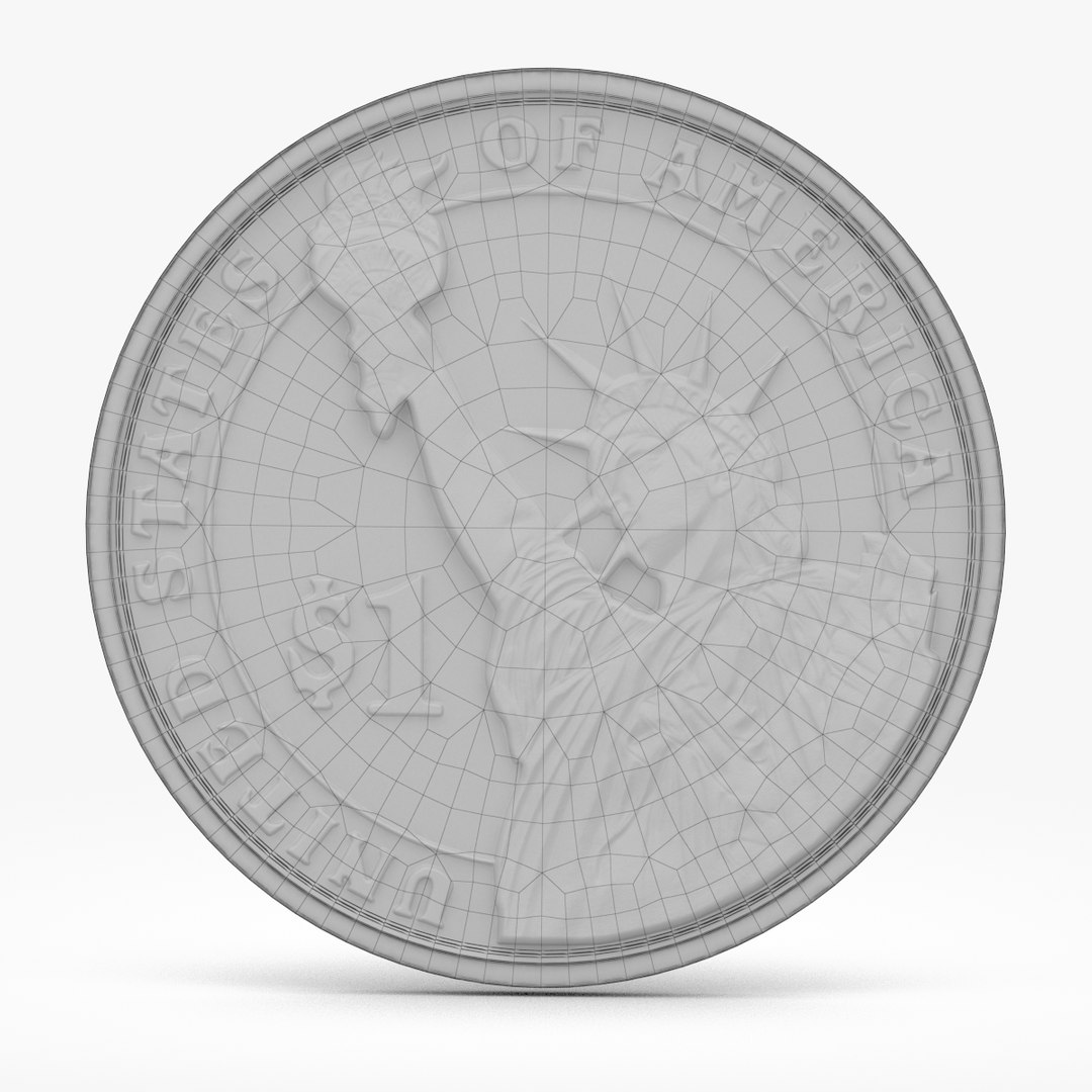 3d Dollar Coin